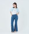レースアップ デニムパンツ TINA:JOJUN 全1色|tnj721-0647【2 レースアップ デニムパンツ TINA:JOJUN 全1色|tnj721-0647【2